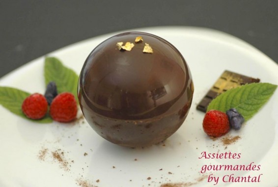 Sphère chocolat pour un dessert surprise