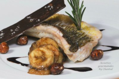 Poisson, banane et chocolat... surprenant et adopté