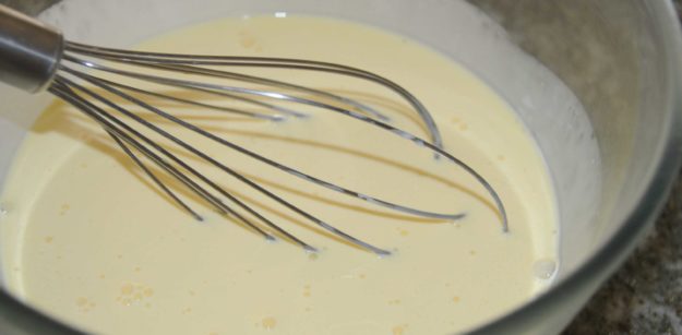 Crème brûlée aux olives noires