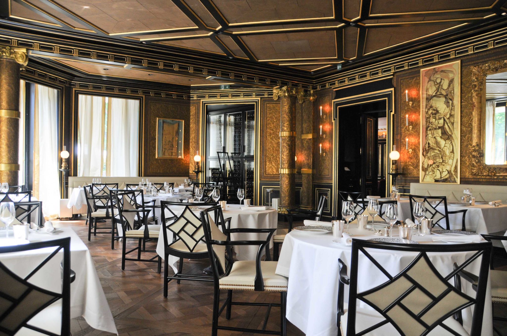 Déjeuner au Restaurant Le Gabriel à l'hôtel La Réserve, Paris