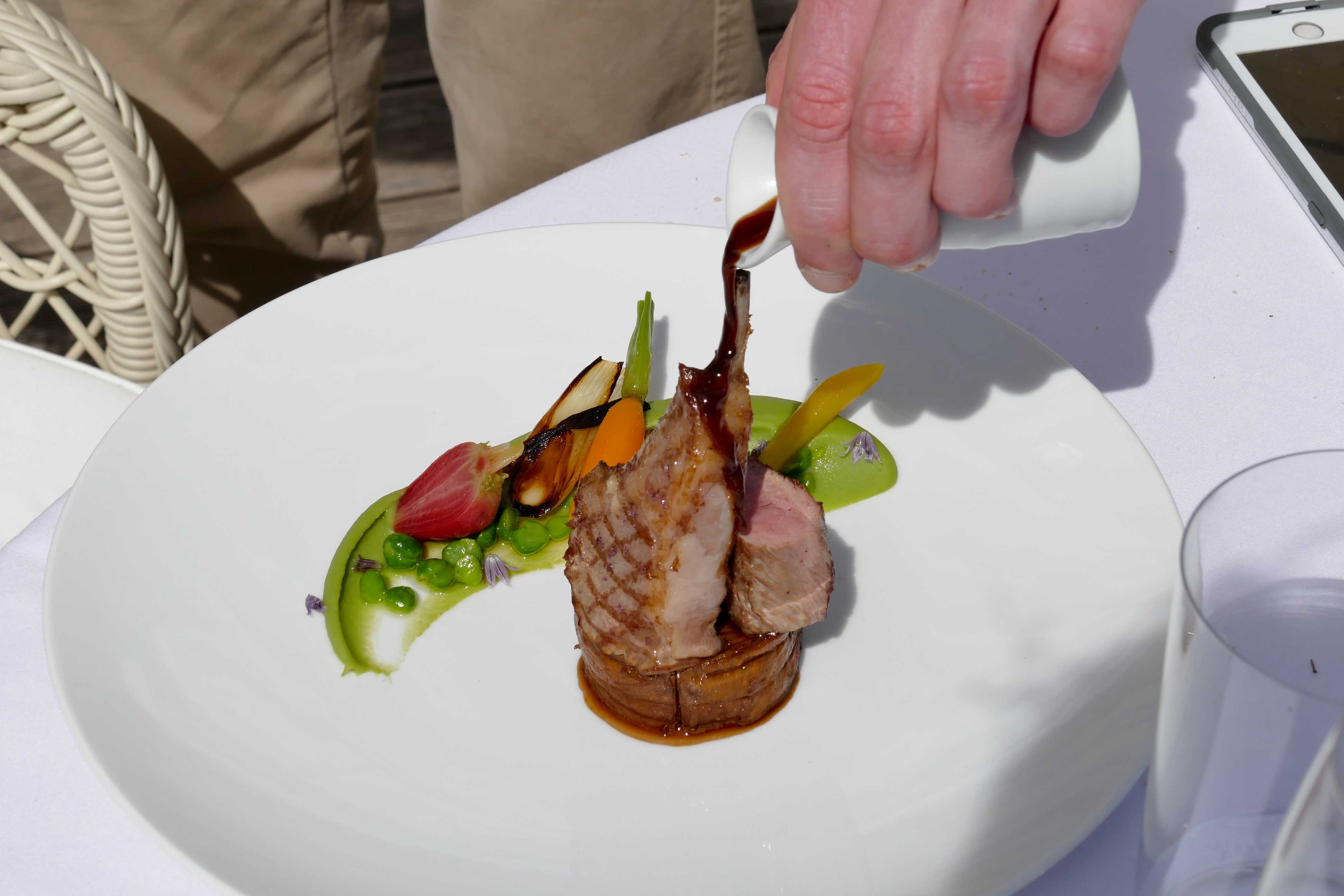 Déjeuner au restaurant La Réserve du Château de Raba, à Talence