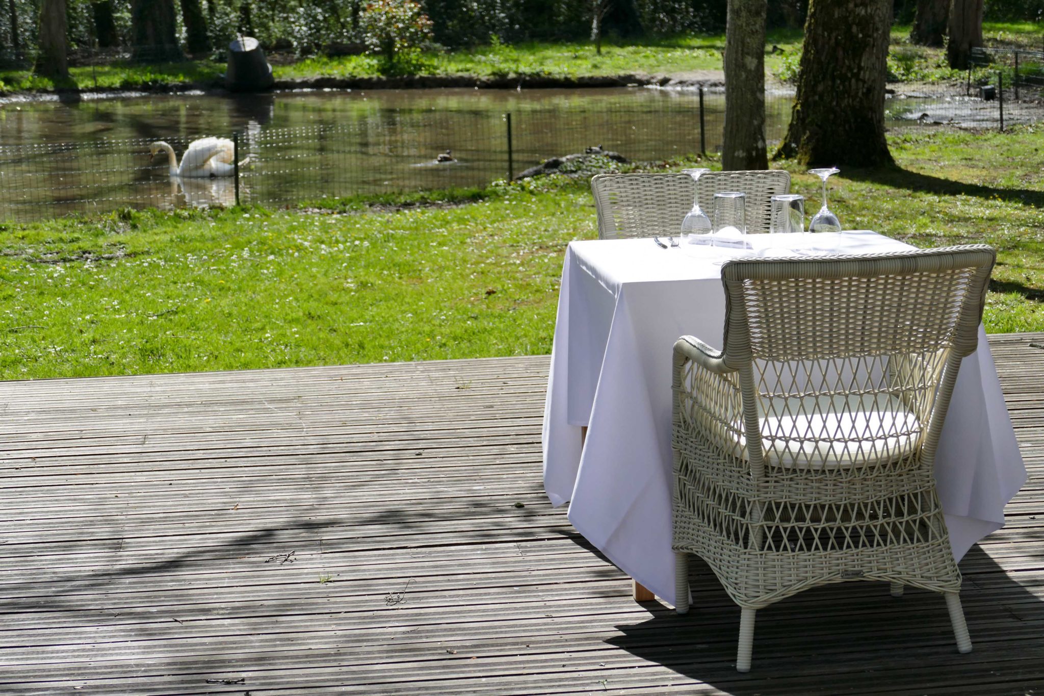 Déjeuner au restaurant La Réserve du Château de Raba, à Talence
