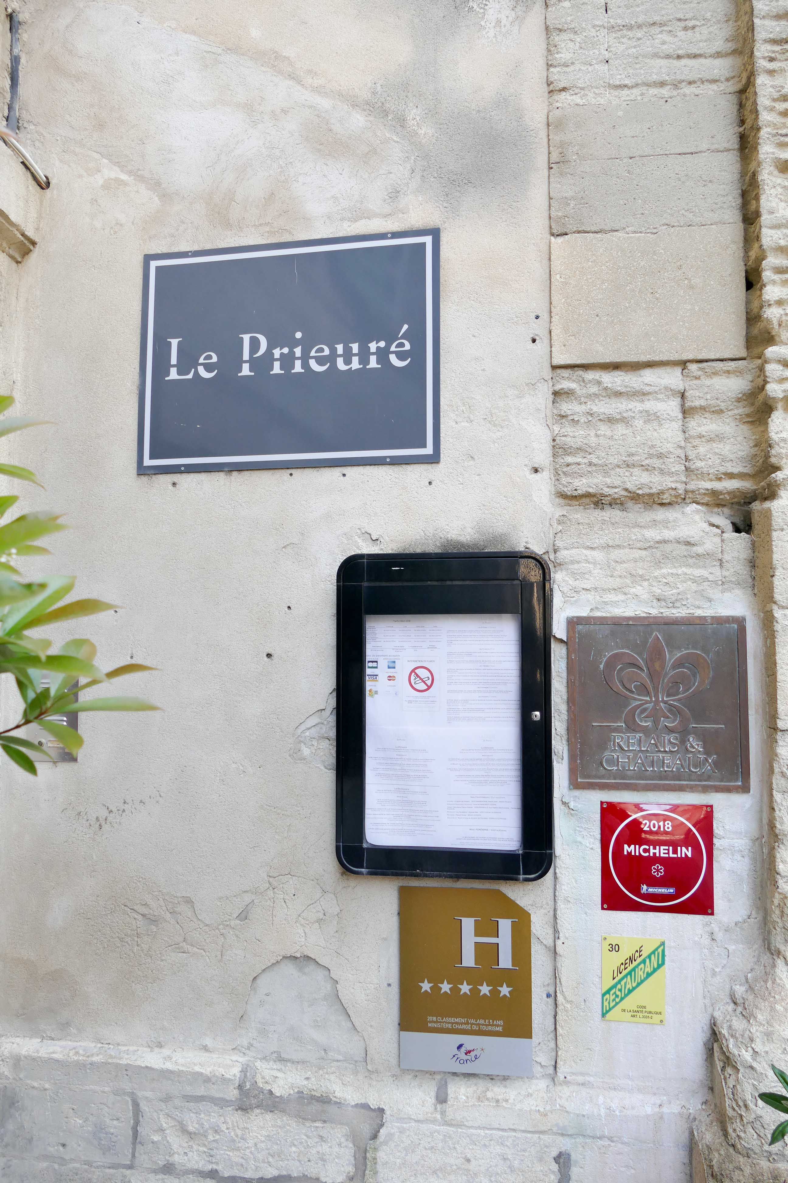 Hôtel Le Prieuré Baumanière, à Villeneuve lès Avignon