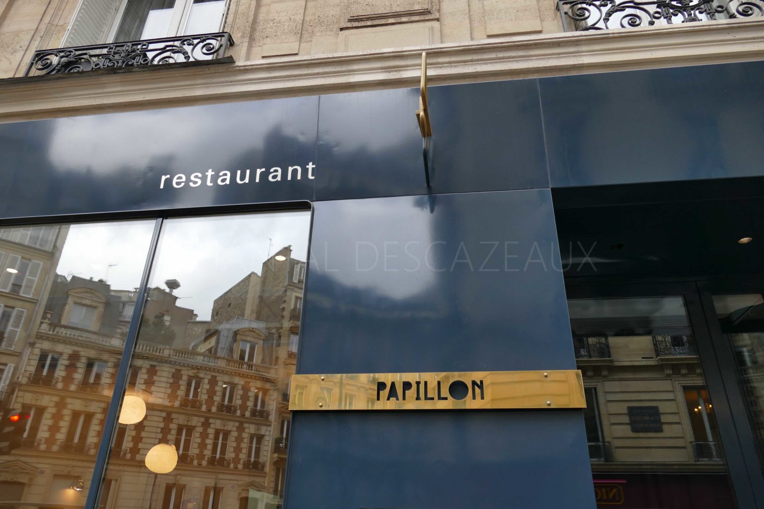Restaurant Papillon à Paris - Christophe Saintagne