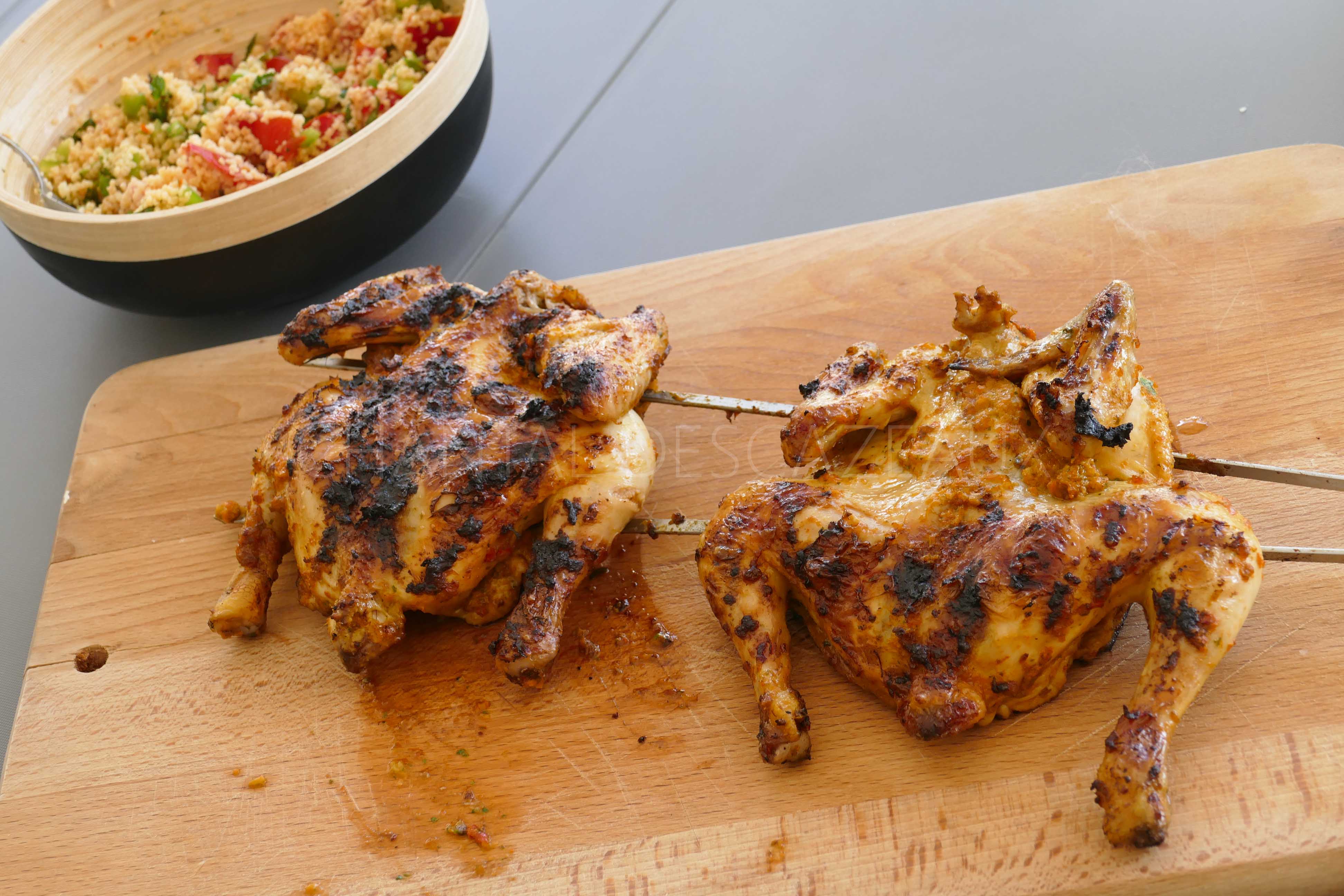 Poulet grillé au bbq à la portugaise - Poulet piri-piri