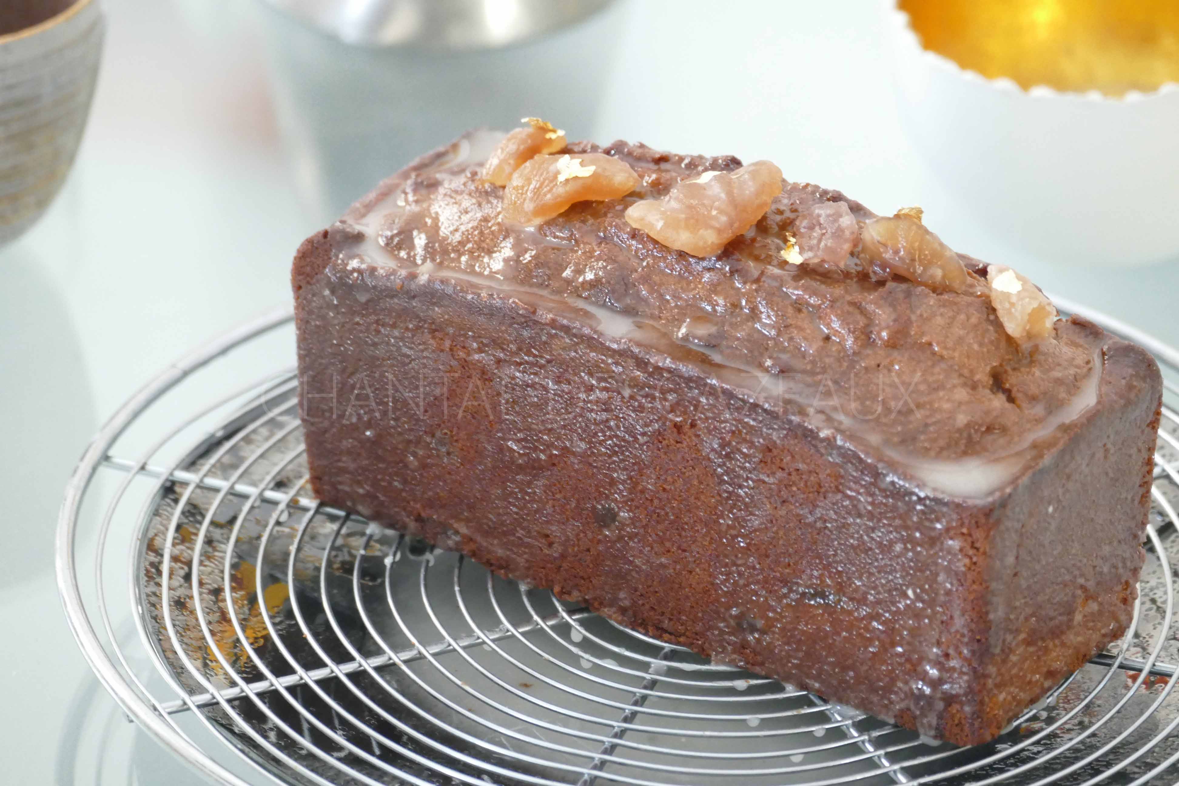 Cake crème de marron et marrons confits - Recette Pierre Hermé