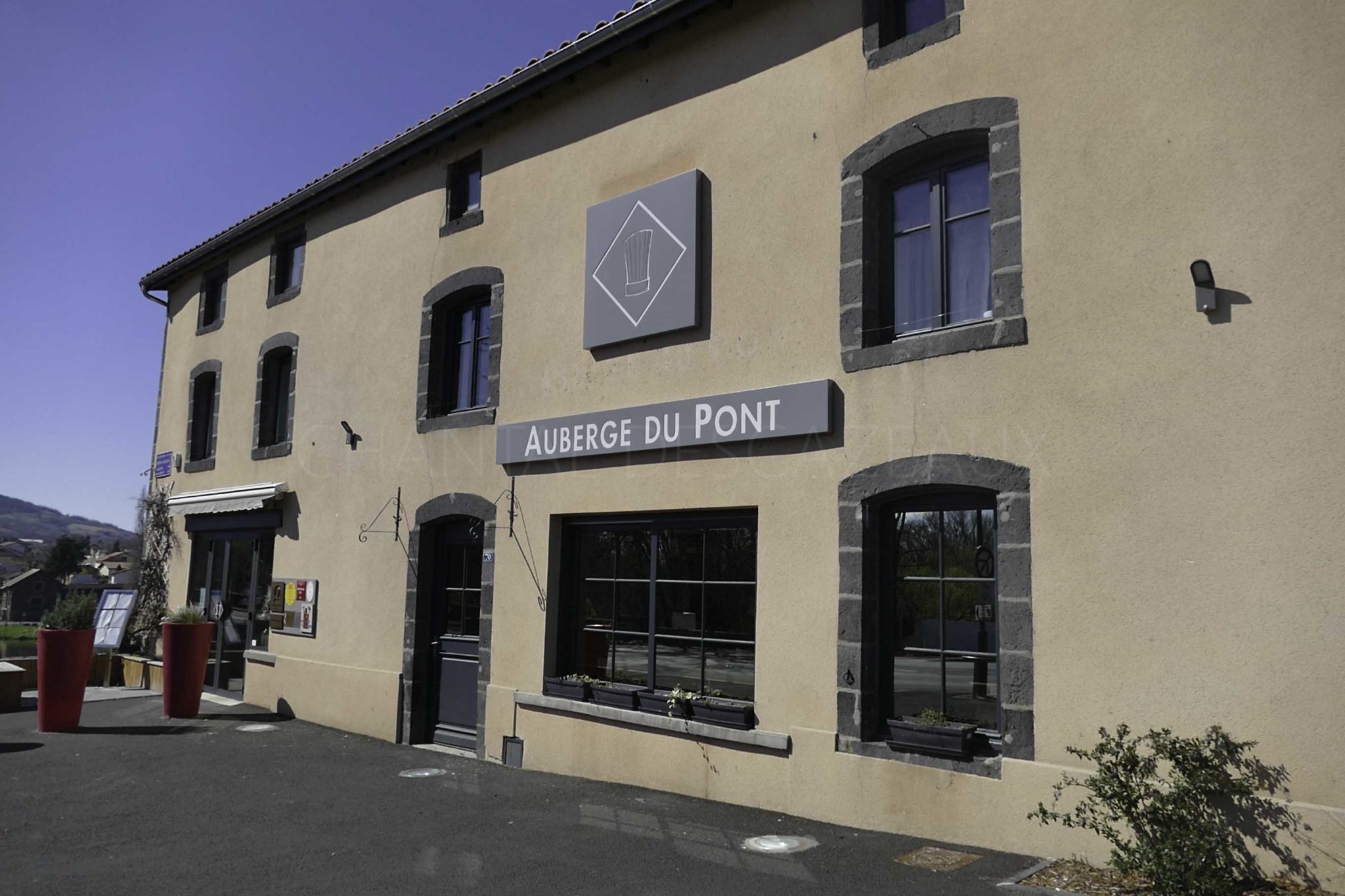 Déjeuner à l'Auberge du Pont chez Rodolphe Regnauld