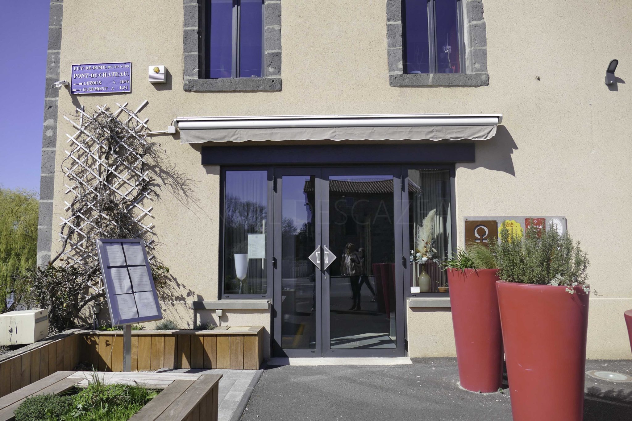 Déjeuner à l'Auberge du Pont chez Rodolphe Regnauld
