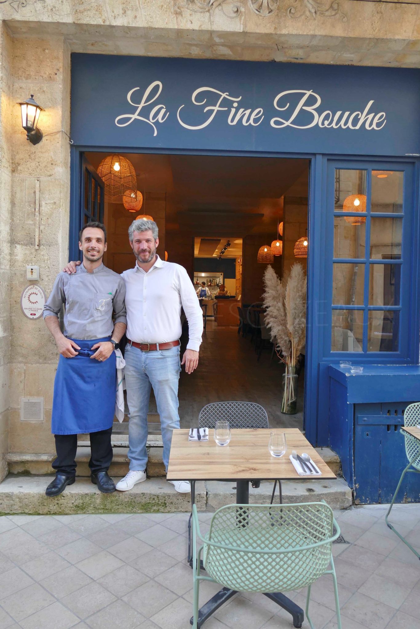 Dîner au Restaurant La Fine Bouche à Bordeaux