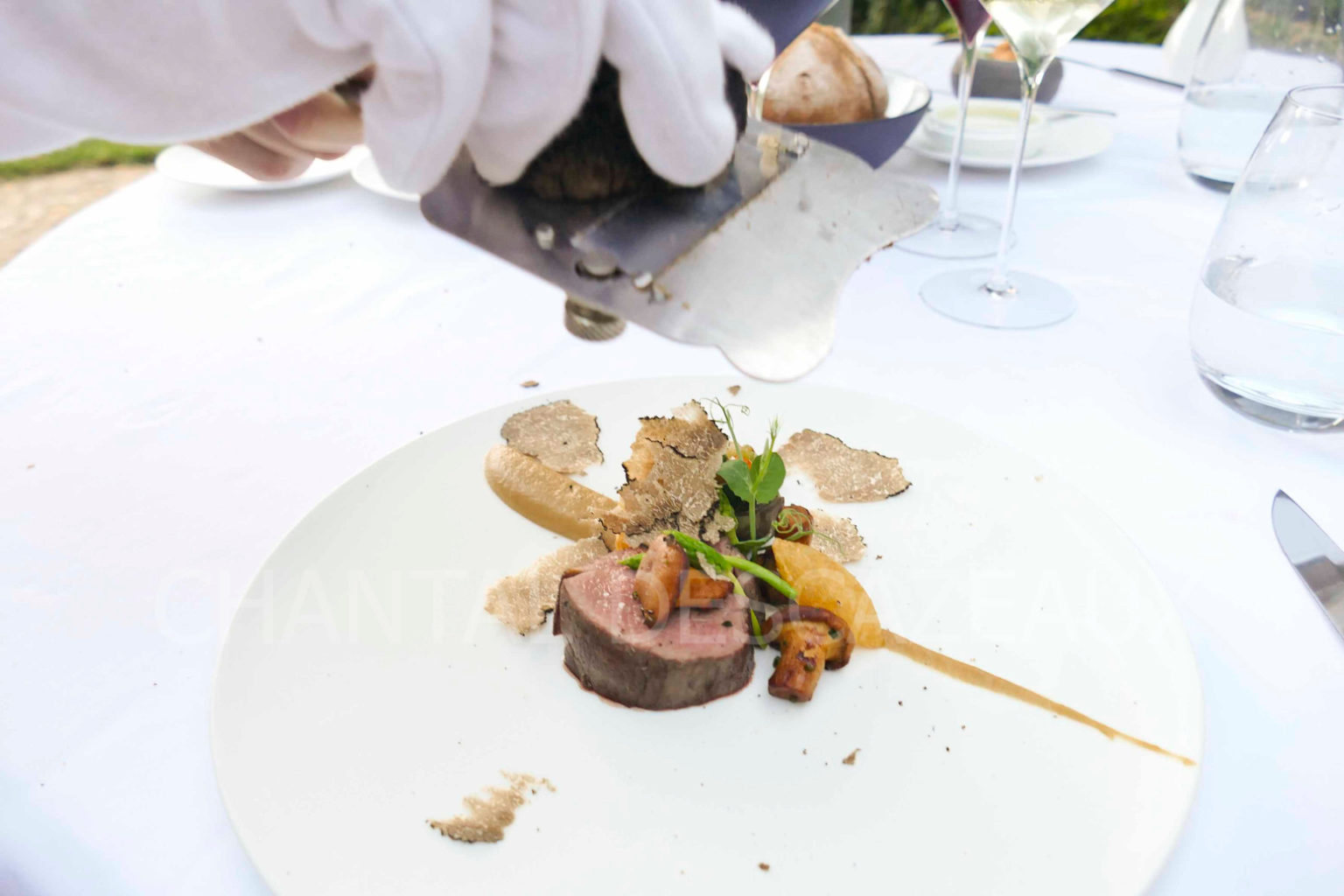 Château de Montcaud : un dîner signé Matthieu Hervé